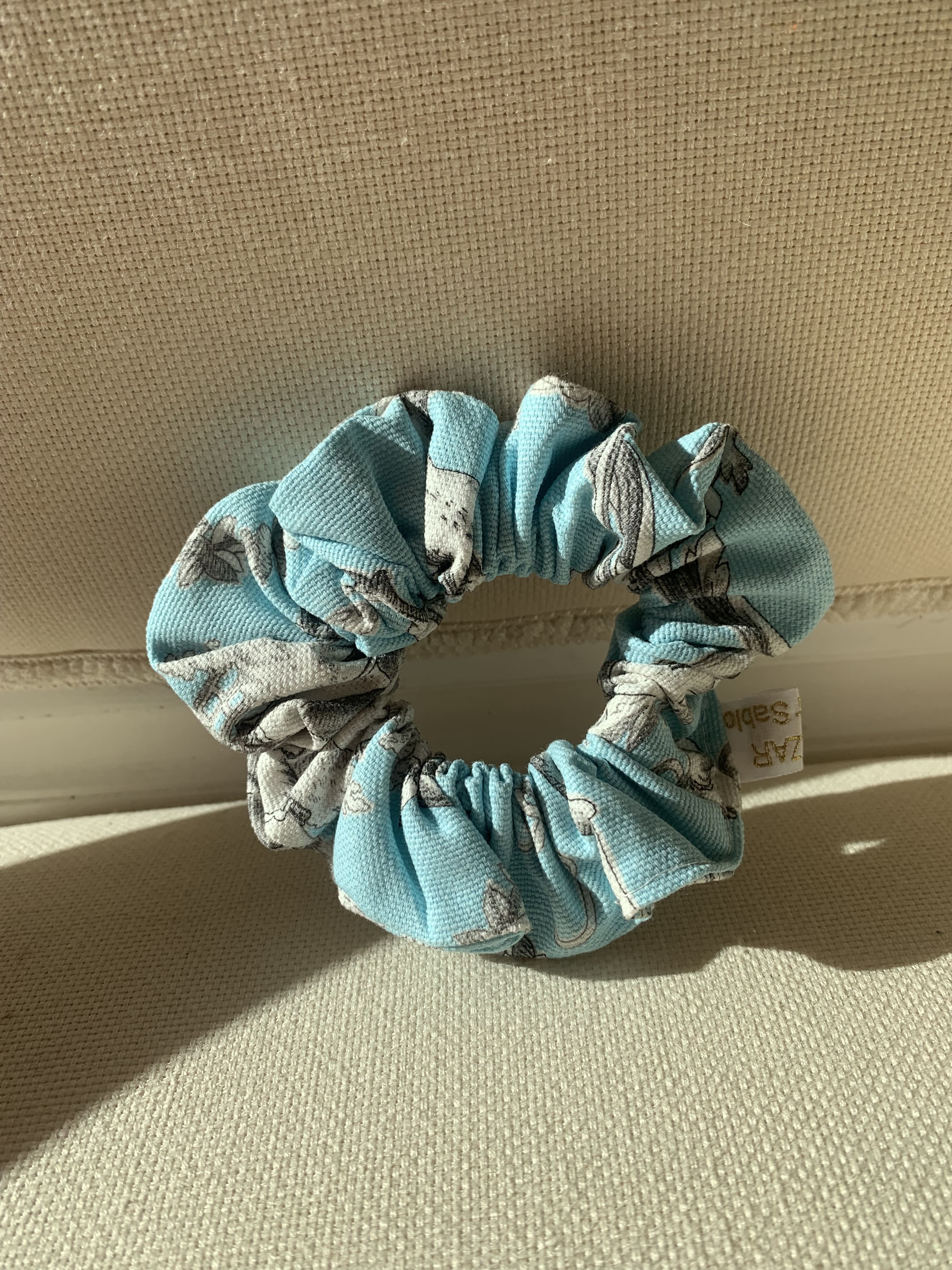 Chouchou - Jouy de Fruits Bleu Cyan – BAZAR Atelier Sablon