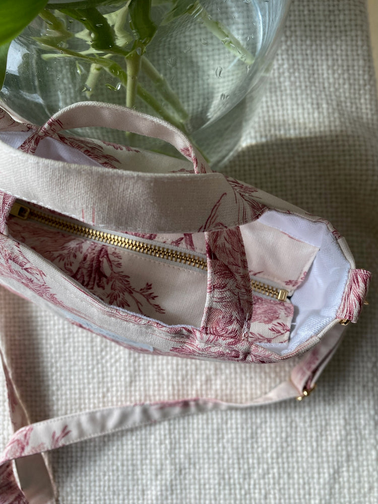 Mini Cabas - Jouy de Fruits Rouge – BAZAR Atelier Sablon