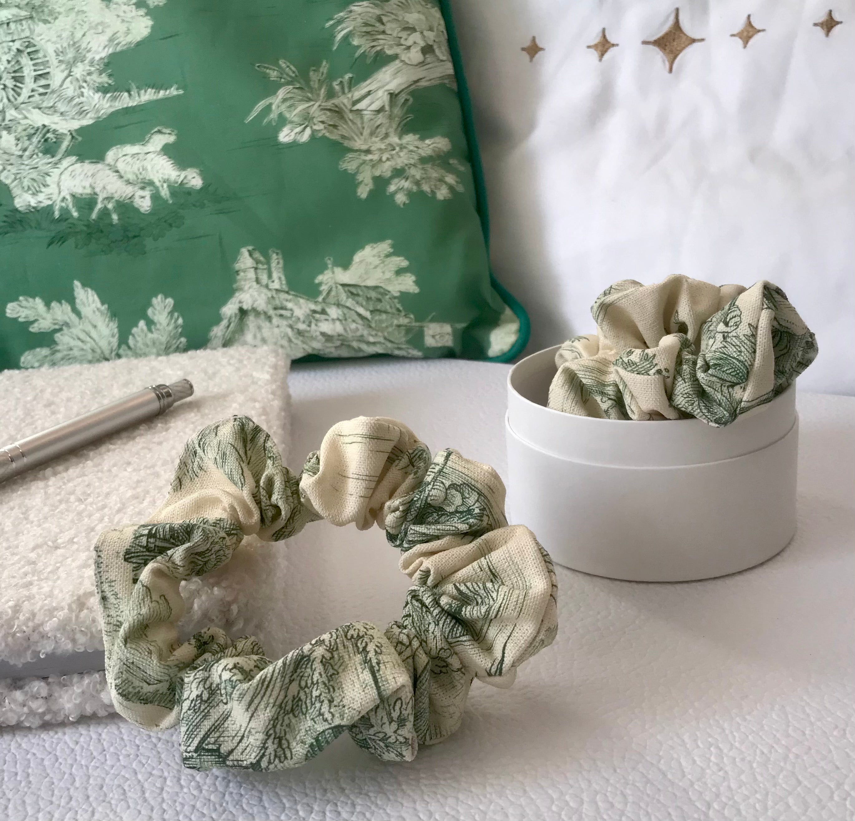 Chouchou - Jouy de Fruits Vert – BAZAR Atelier Sablon